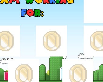 Mario Token Board - Etsy