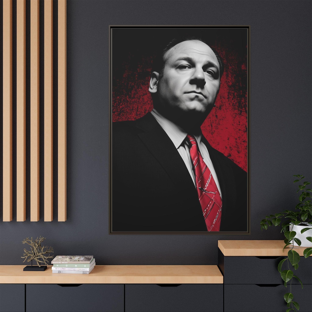 Tony Soprano Poster, the Sopranos Wall Art, Mob Boss Icon Print, Matte ...