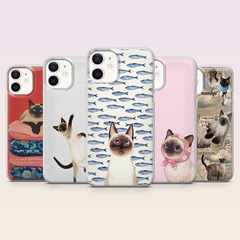 Phone Covers Siamese - Etsy UK