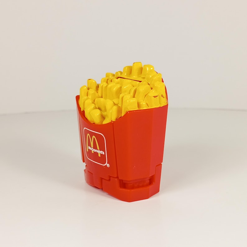 Mcdonald's Changeables Fries Transformer 1987 Vintage Happy Meal Toy - Etsy