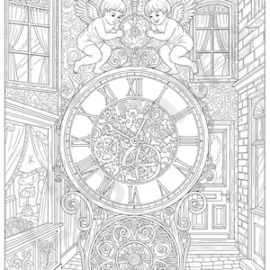 Steampunk Coloring Book: 50 Pages of Intricate Mechanical Worlds - Etsy