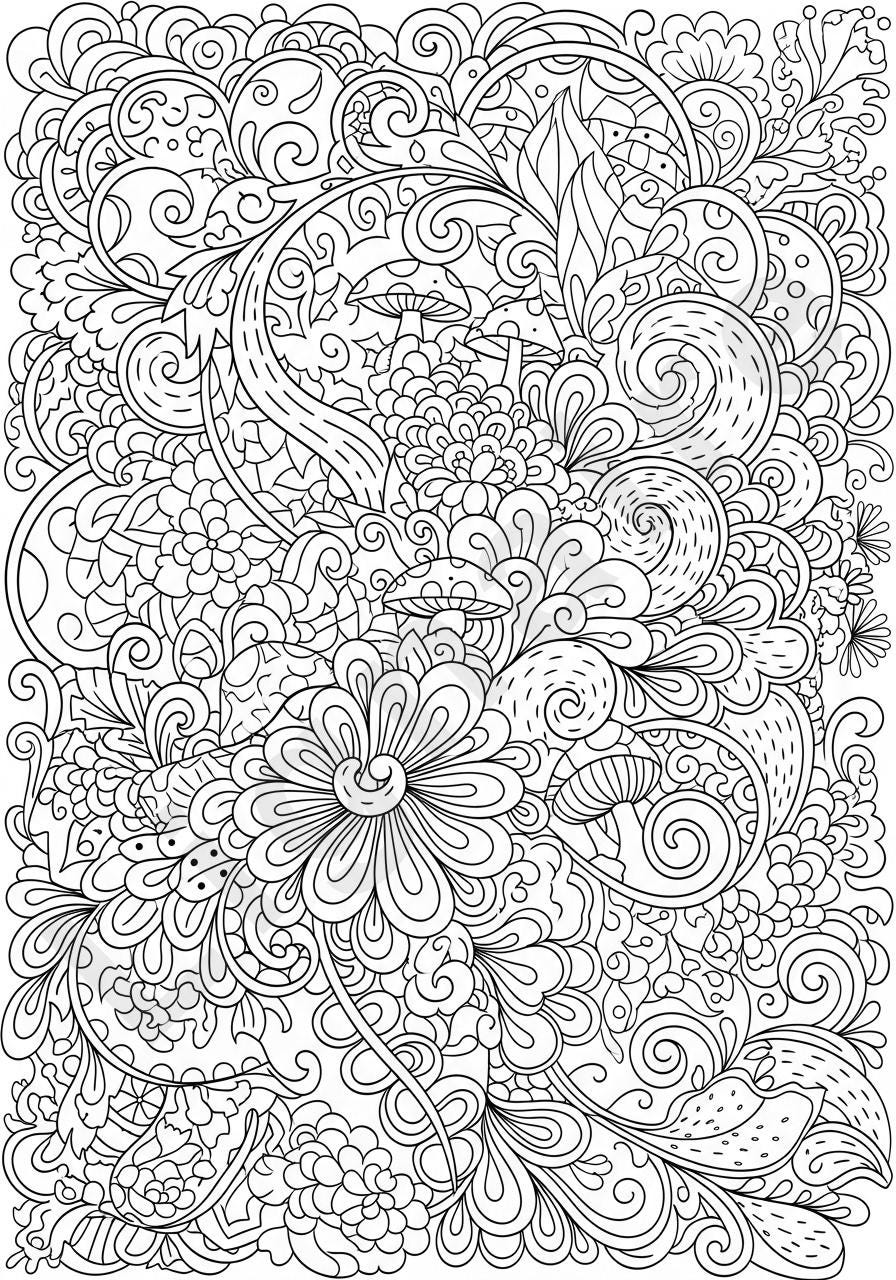 Intricate Coloring Book: 50 Pages of Detailed Patterns and Designs - Etsy