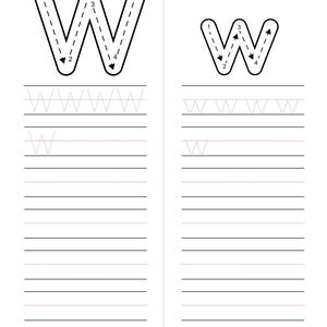 Alphabet Tracing Worksheet A–Z for Kids | Letter Practice | Preschool ...