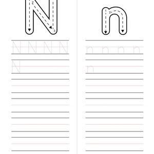 Alphabet Tracing Worksheet A–Z for Kids | Letter Practice | Preschool ...