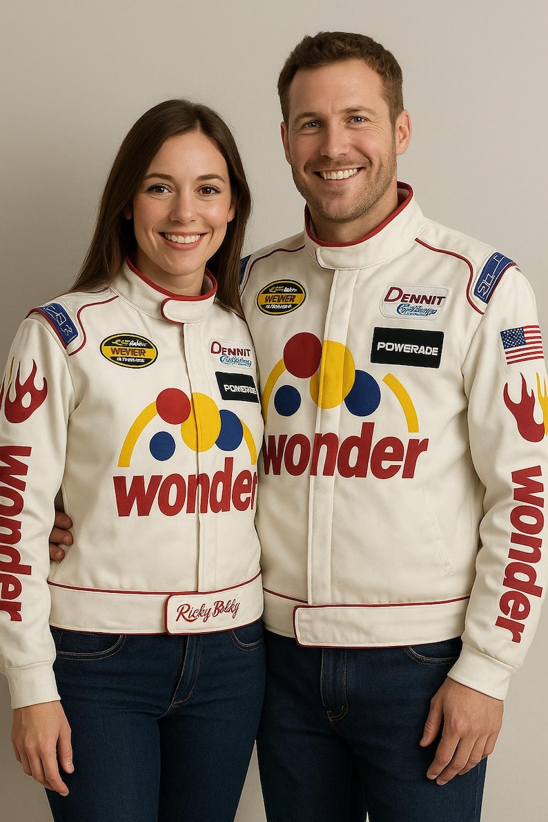 Ricky Bobby Wonder Bread Racing Jacket: Talladega Nights Costume - Etsy