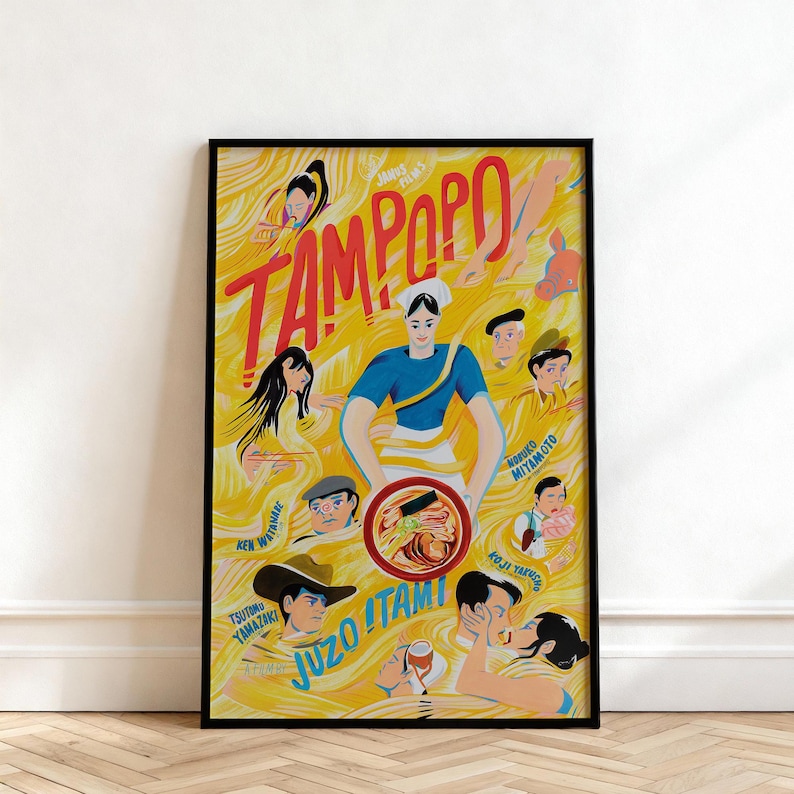 Digital Download Tampopo (1985) Movie Poster, Classic Movie Wall Art ...