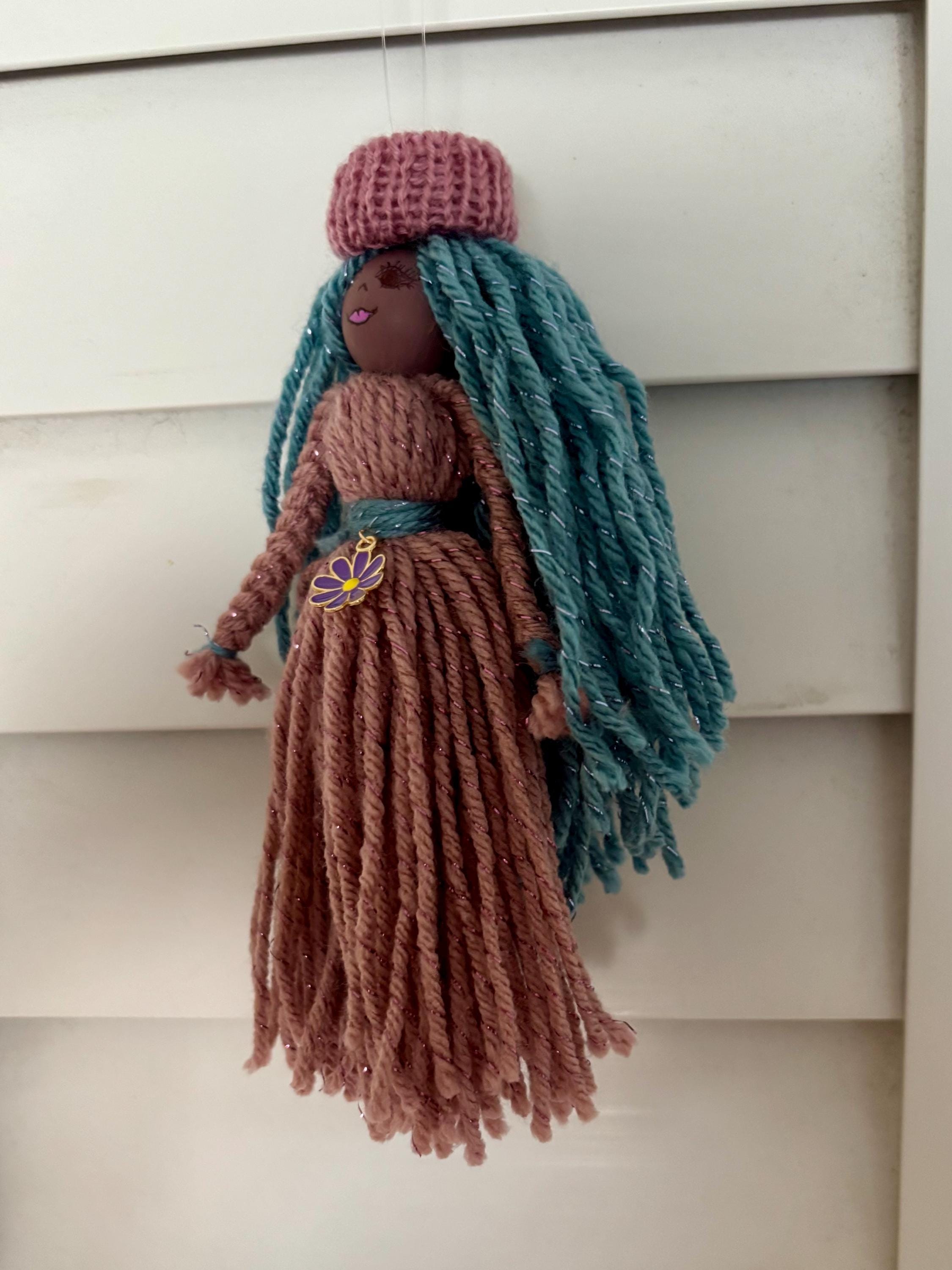 Handmade Doll 7-in (daisy Dolly) With Knit Hat - Etsy