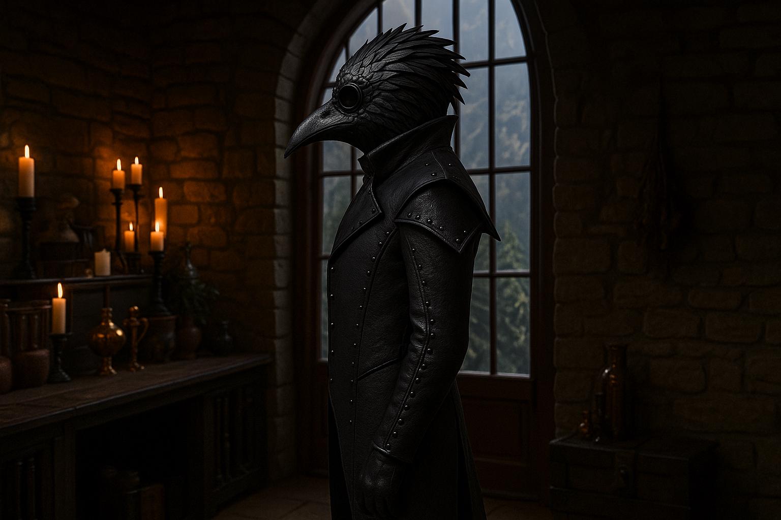Custom Leather Plague Doctor Coat – Gothic Steampunk Trench, Handmade ...