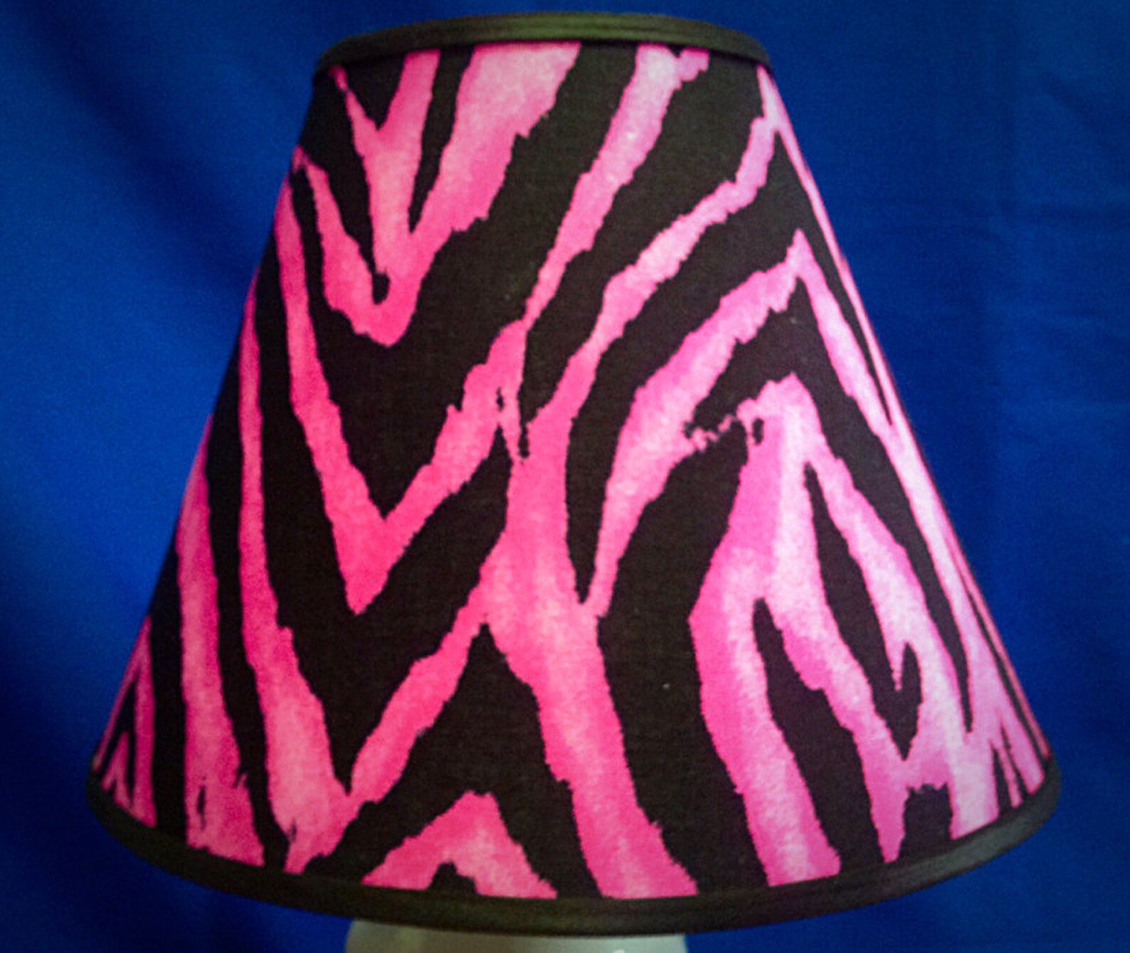 Hot Pink Zebra Print Lamp Shade - Etsy