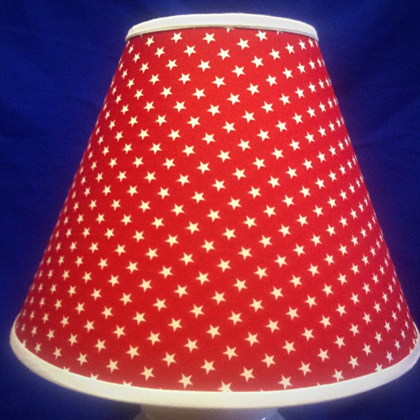 Red Lamp Shade - Etsy