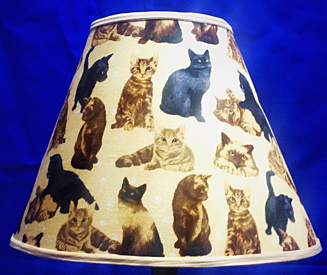 Multi Breed of Cats Lamp Shade - Etsy