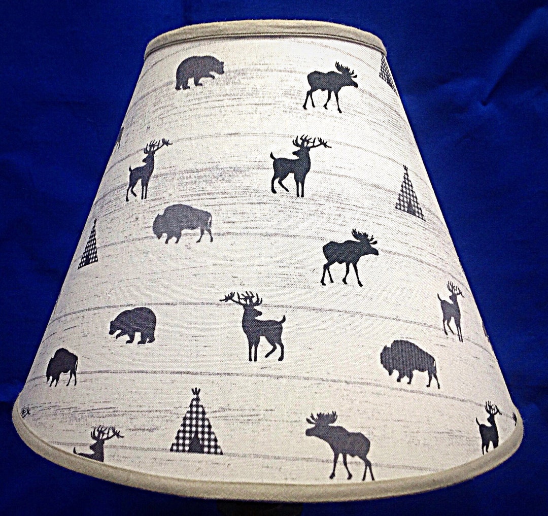 Buffalo Moose Bear Deer Lamp Shade - Etsy