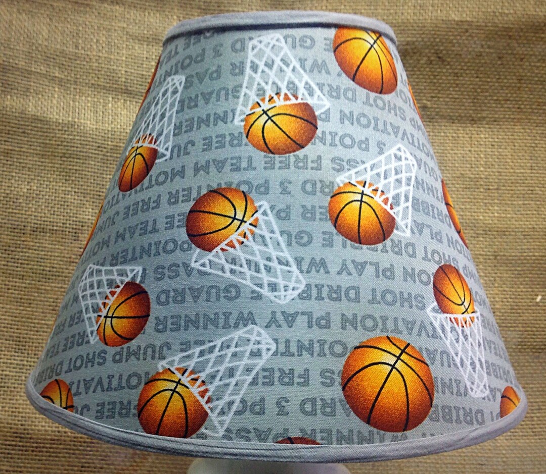 Basketball Grey Lamp Shade - Etsy