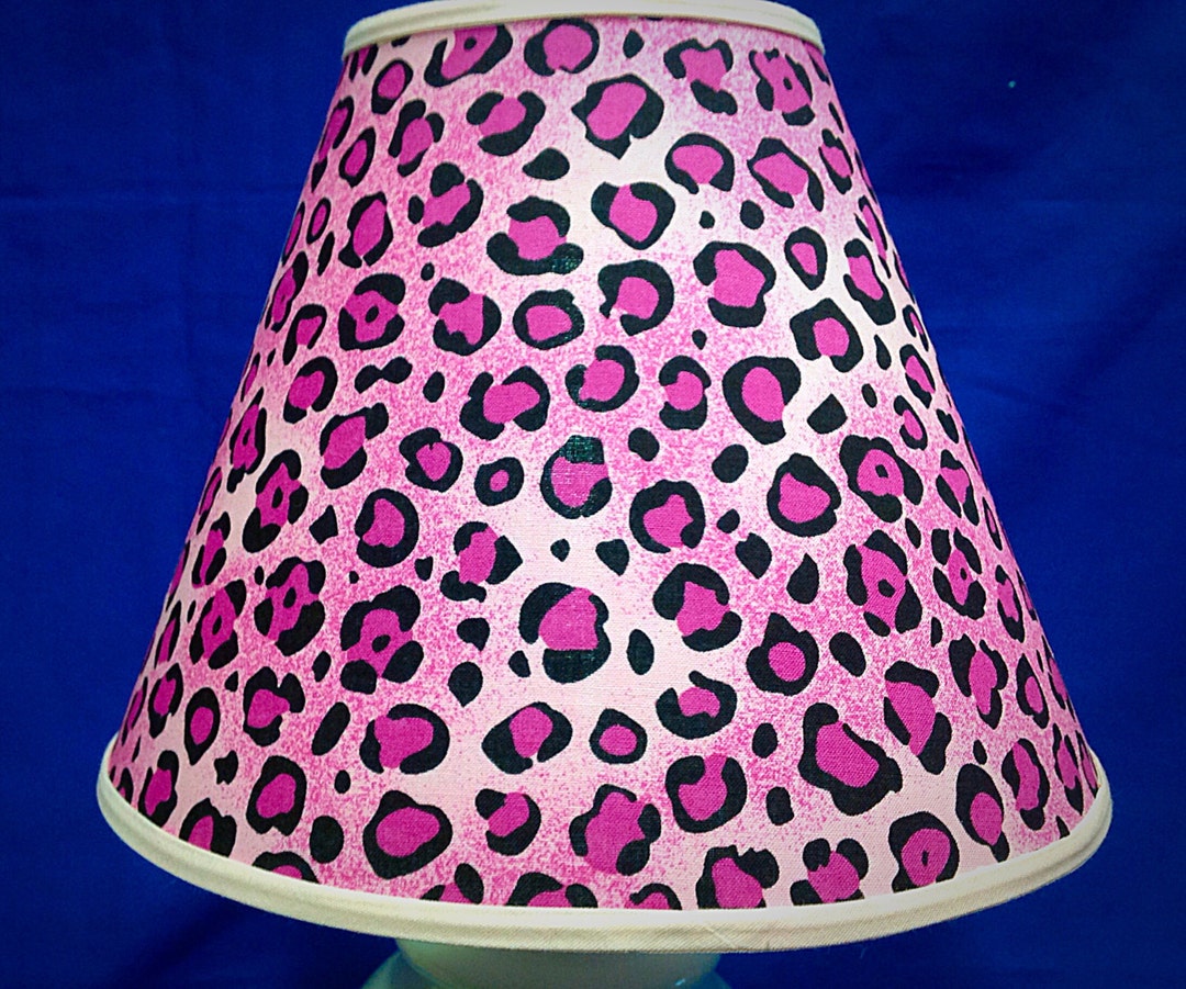 Pink Leopard Skin Print Lamp Shade - Etsy