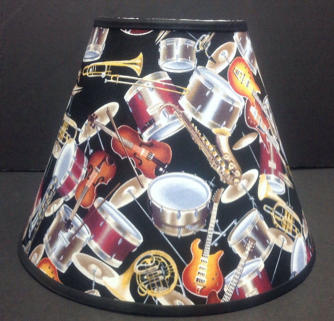 Band Instruments Lamp Shade - Etsy