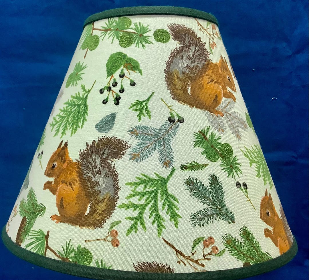 Squirrel Fall Autumn Lamp Shade - Etsy
