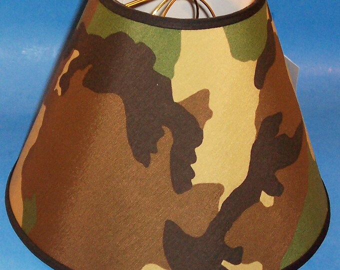Green Camo Camouflage Lamp Shade Military Army - Etsy