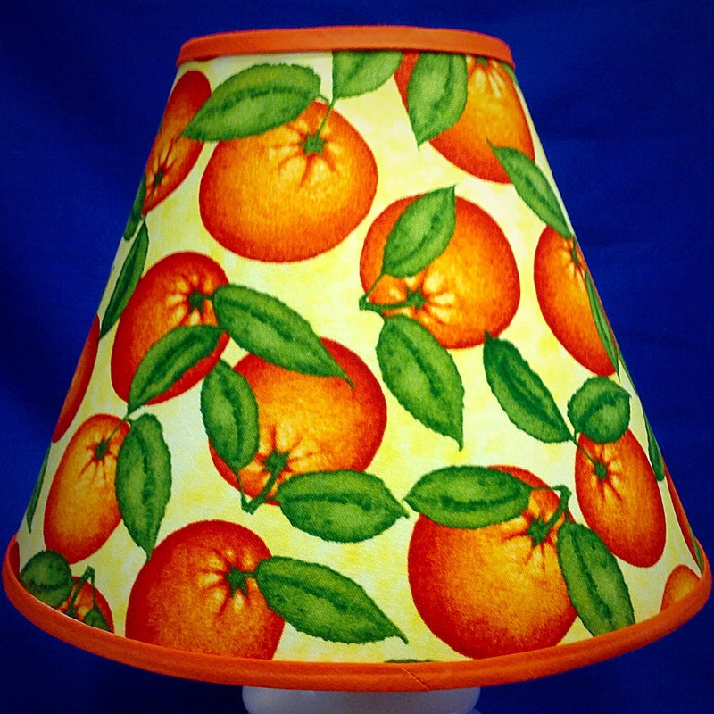 Orange Lamp Shade - Etsy