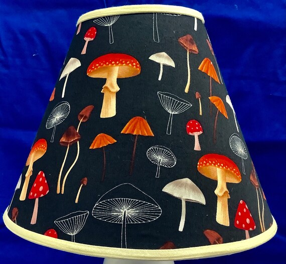 Black Mushroom Lamp Shade