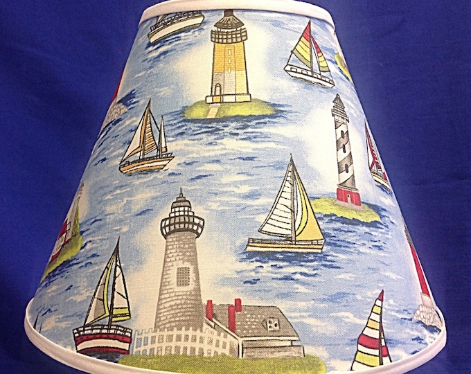 Lighthouse Sailboat Lamp Shade - Etsy