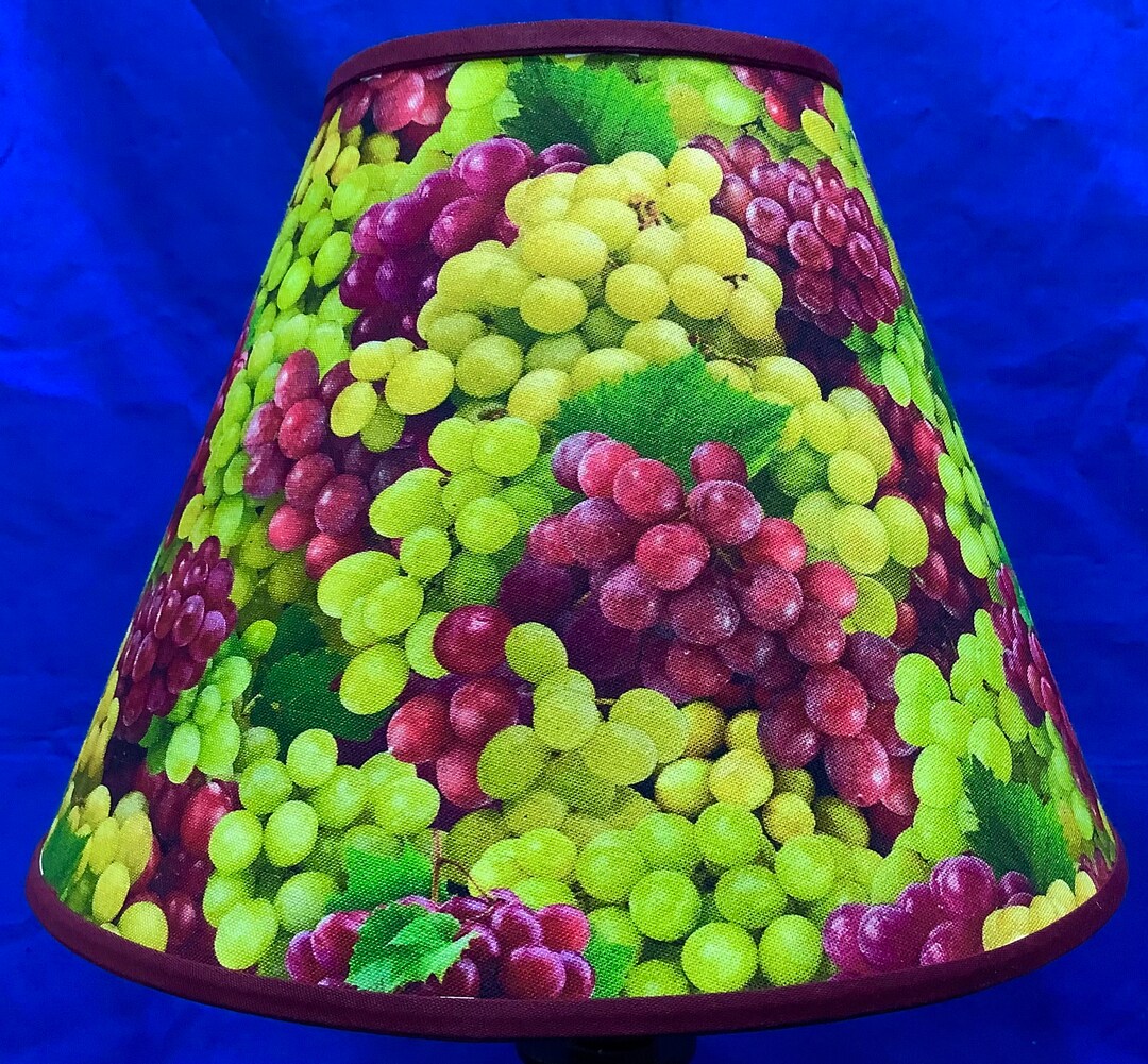 Red Green Grapes Lamp Shade - Etsy
