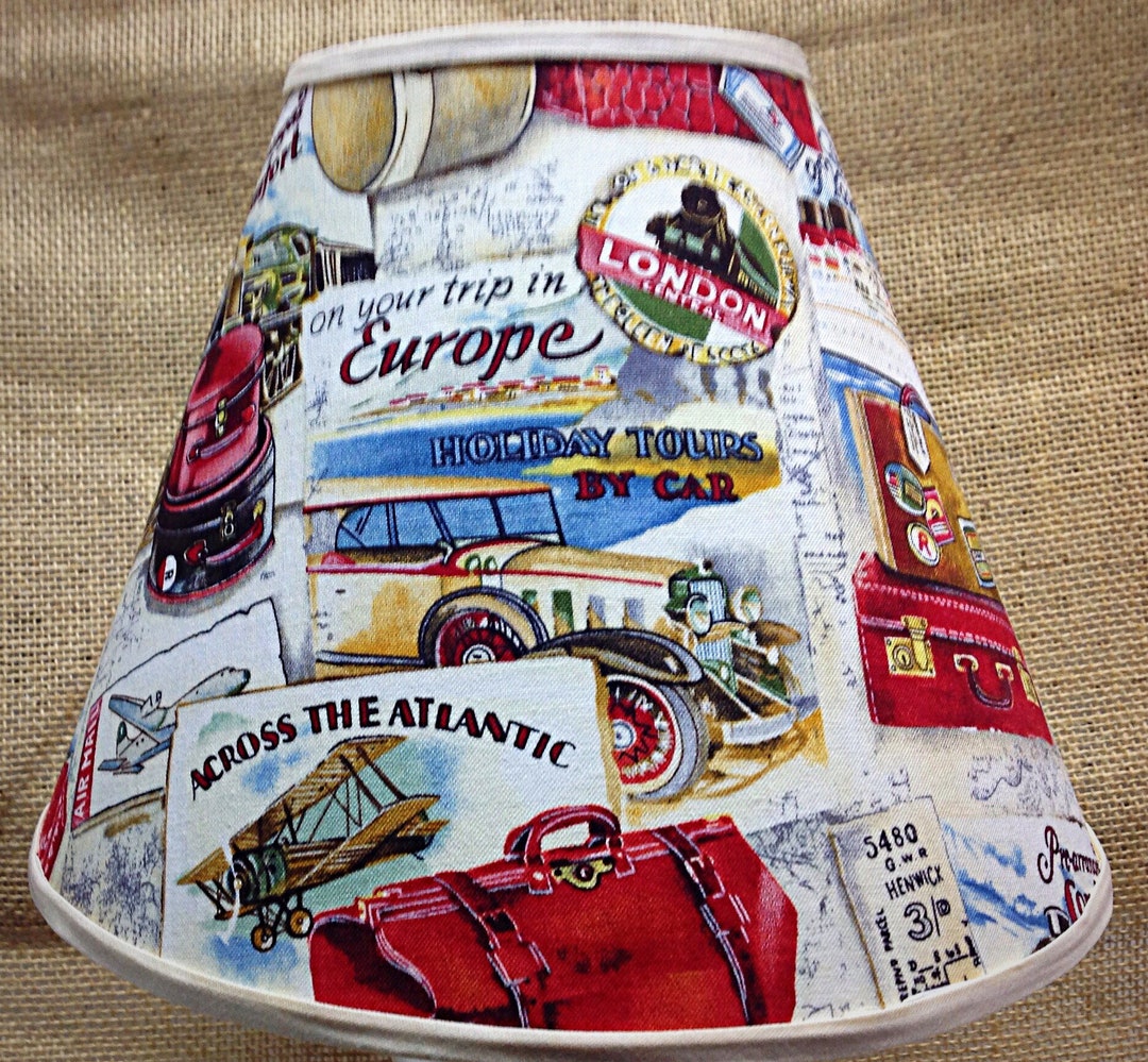 Europe London Travel Lamp Shade - Etsy
