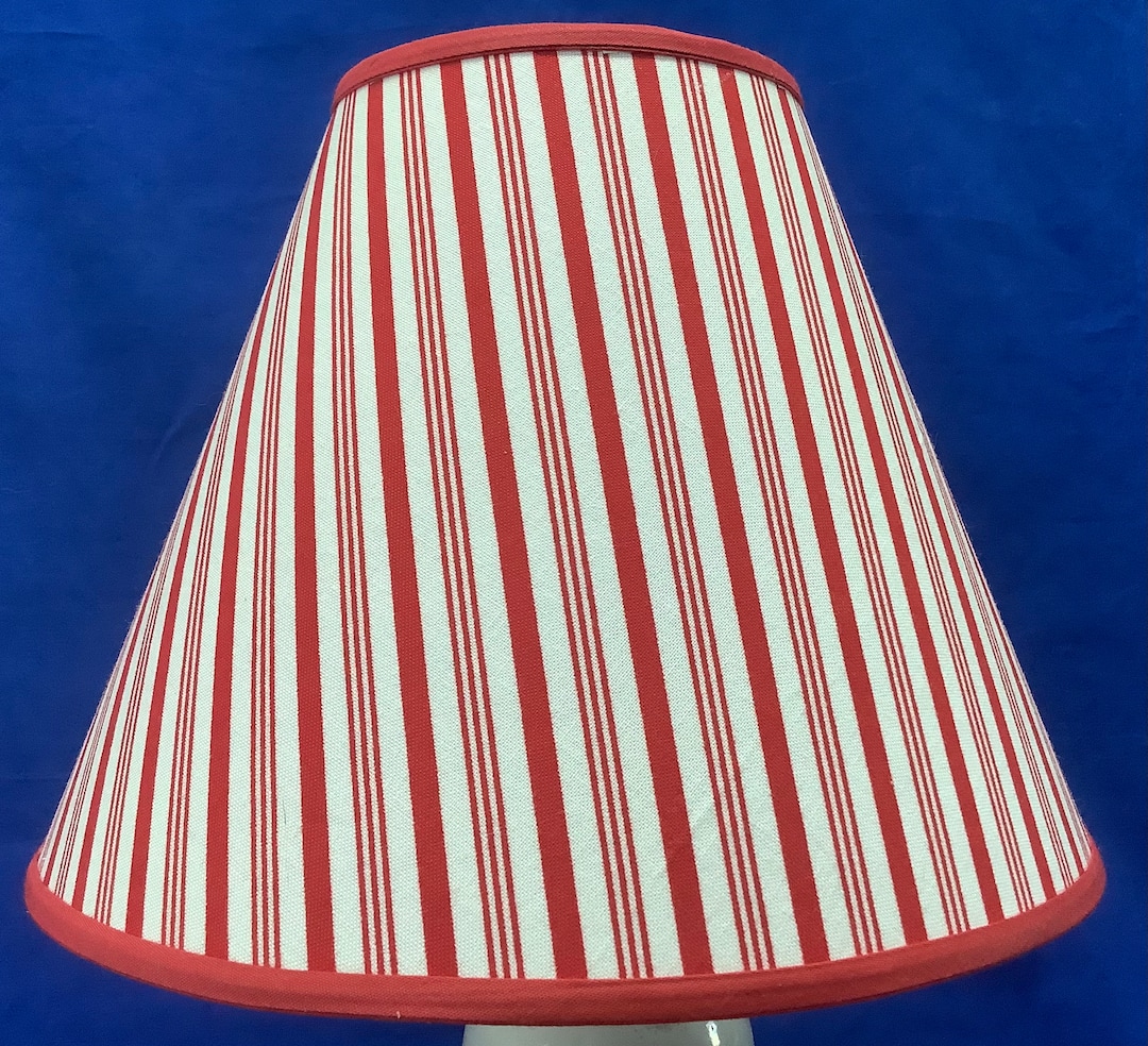 Peppermint Stripe Lamp Shade - Etsy
