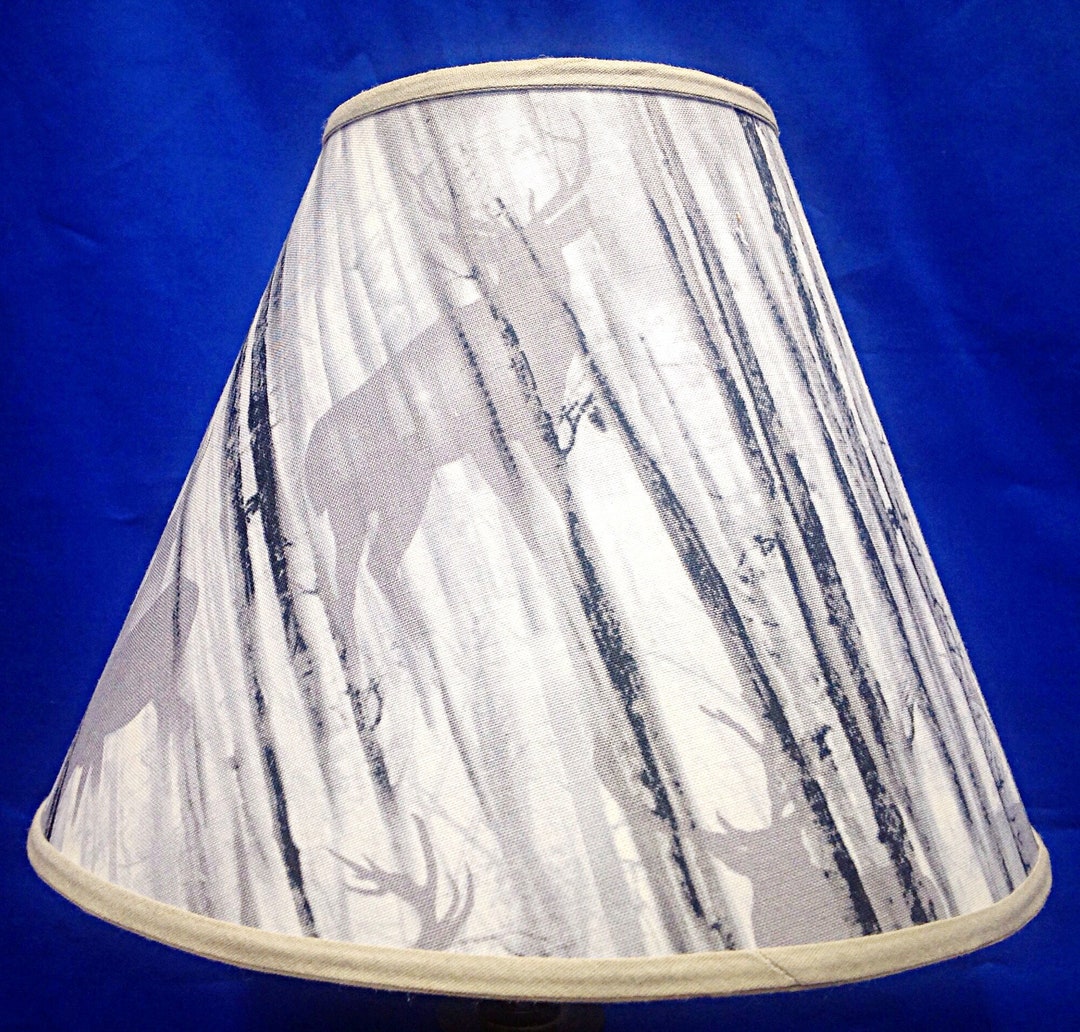 Gray Camouflage Deer Shadow Lamp Shade - Etsy
