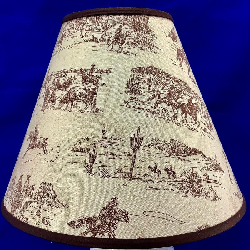 Western Lamp Shade - Etsy
