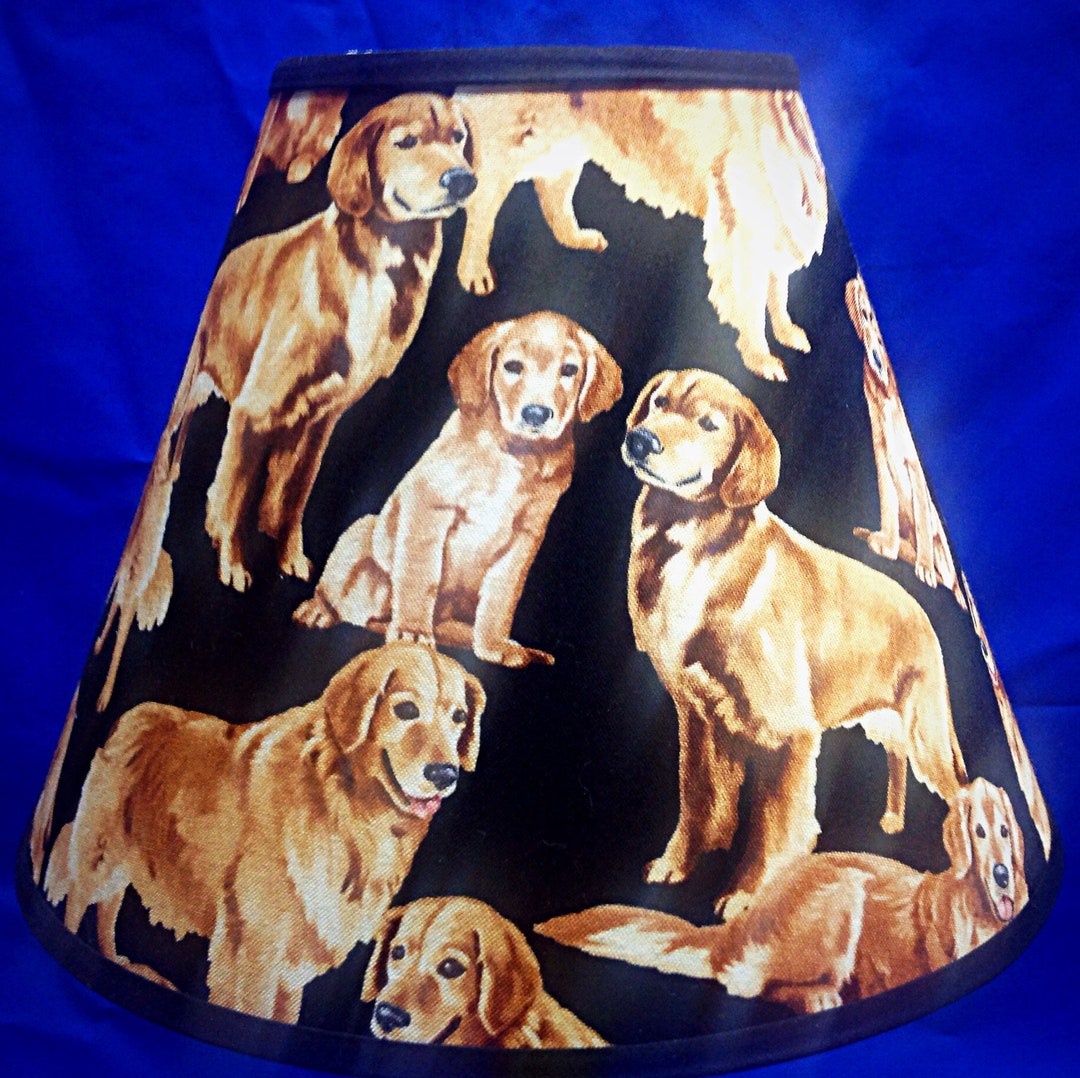 Golden Retriever Lamp Shade - Etsy