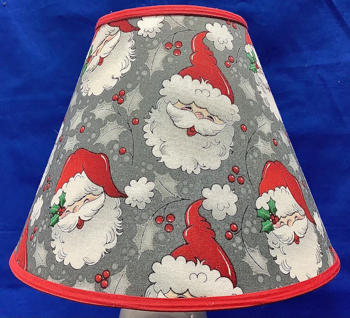 Santa Claus Christmas Lamp Shade - Etsy