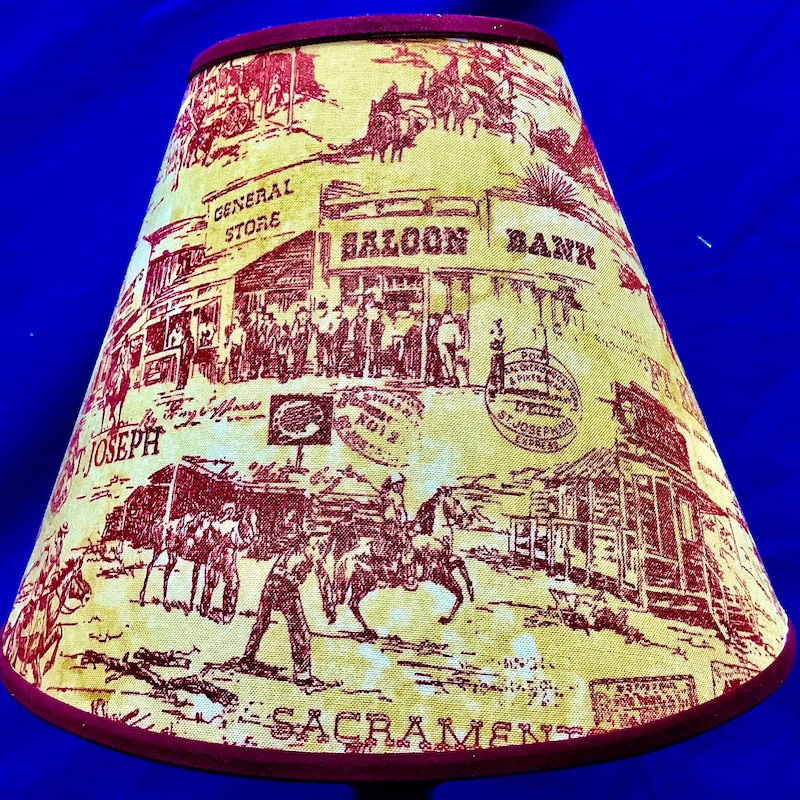 Western Lamp Shade - Etsy