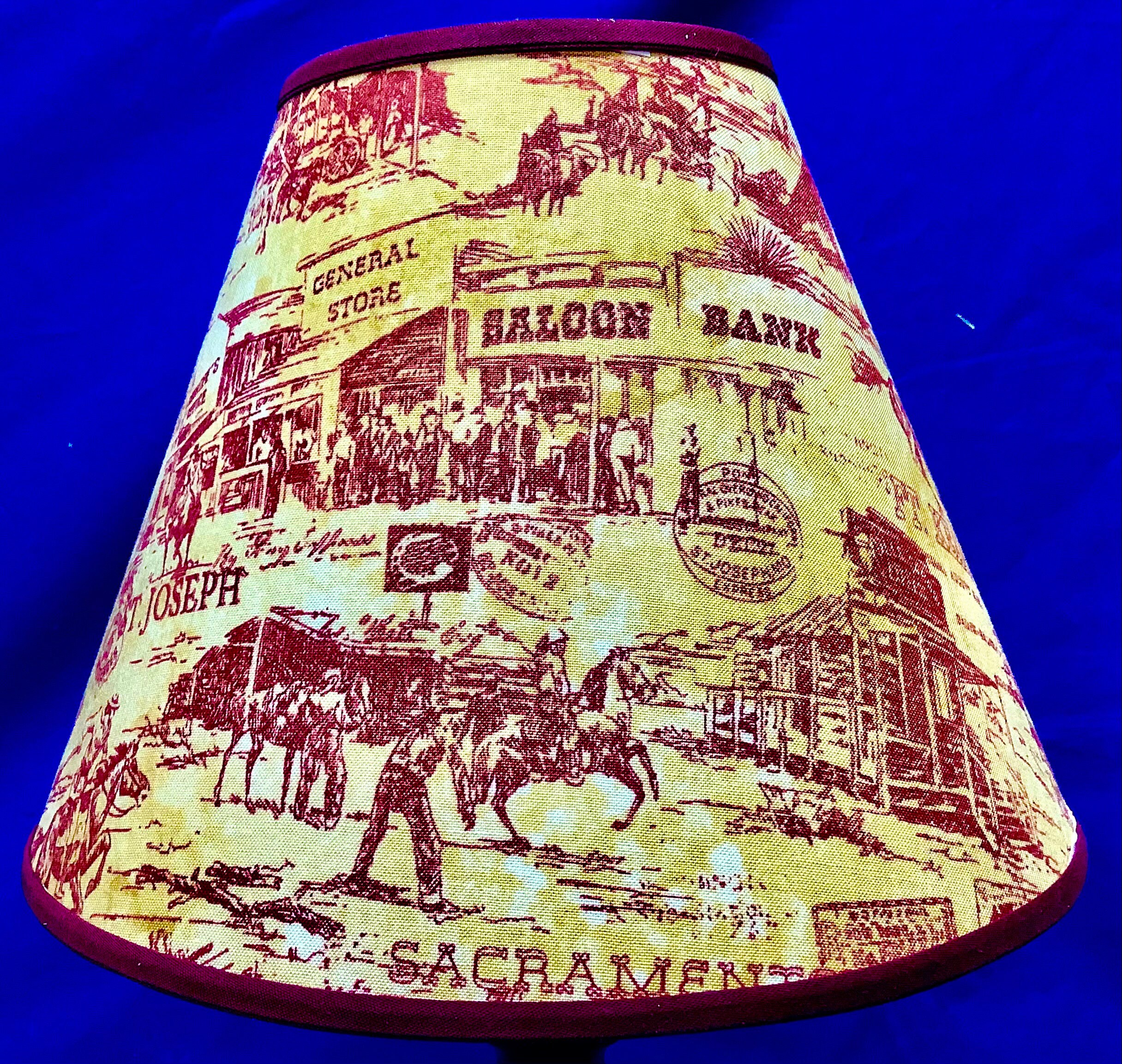 Old West Theme Saloon Lamp Shade - Etsy