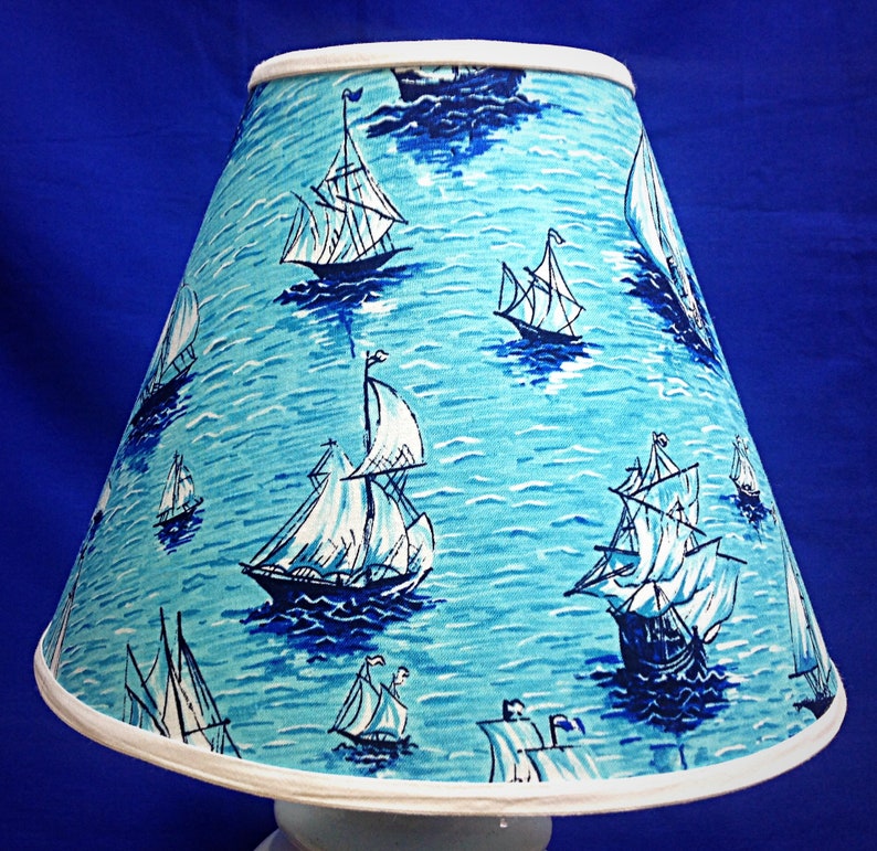 Tall Ships Sailing on Water Lamp Shade - Etsy