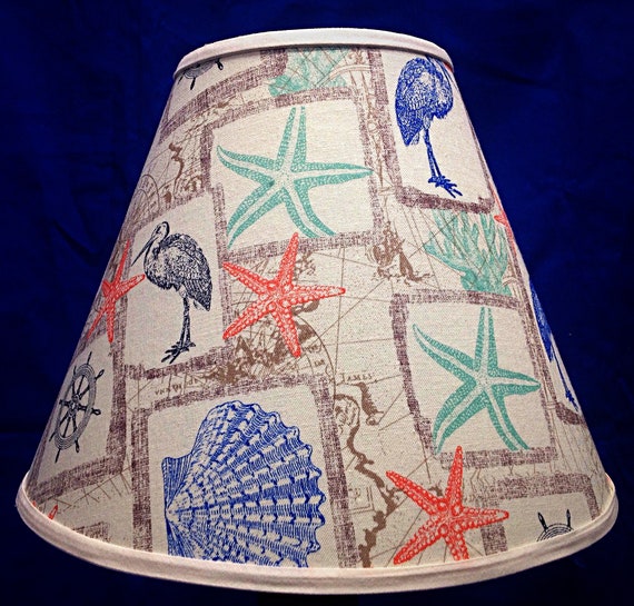 Seashells Bird Starfish Lamp Shade - Etsy