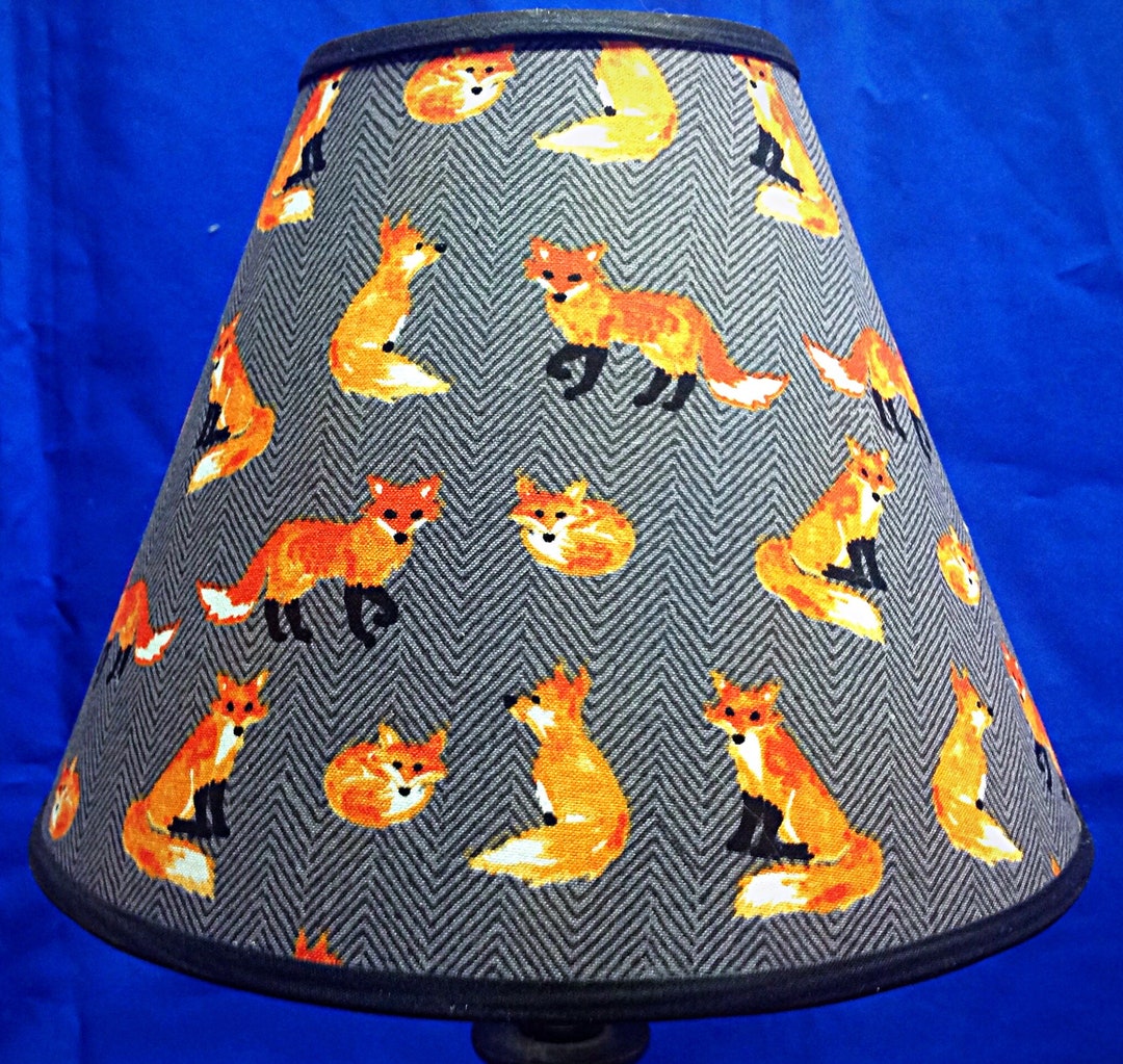 Red Fox Lamp Shade - Etsy