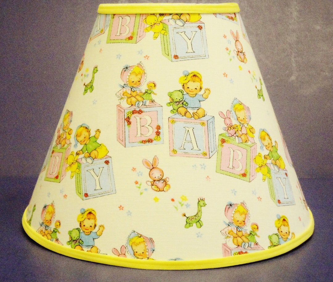 Baby Blocks Nursery Lamp Shade - Etsy