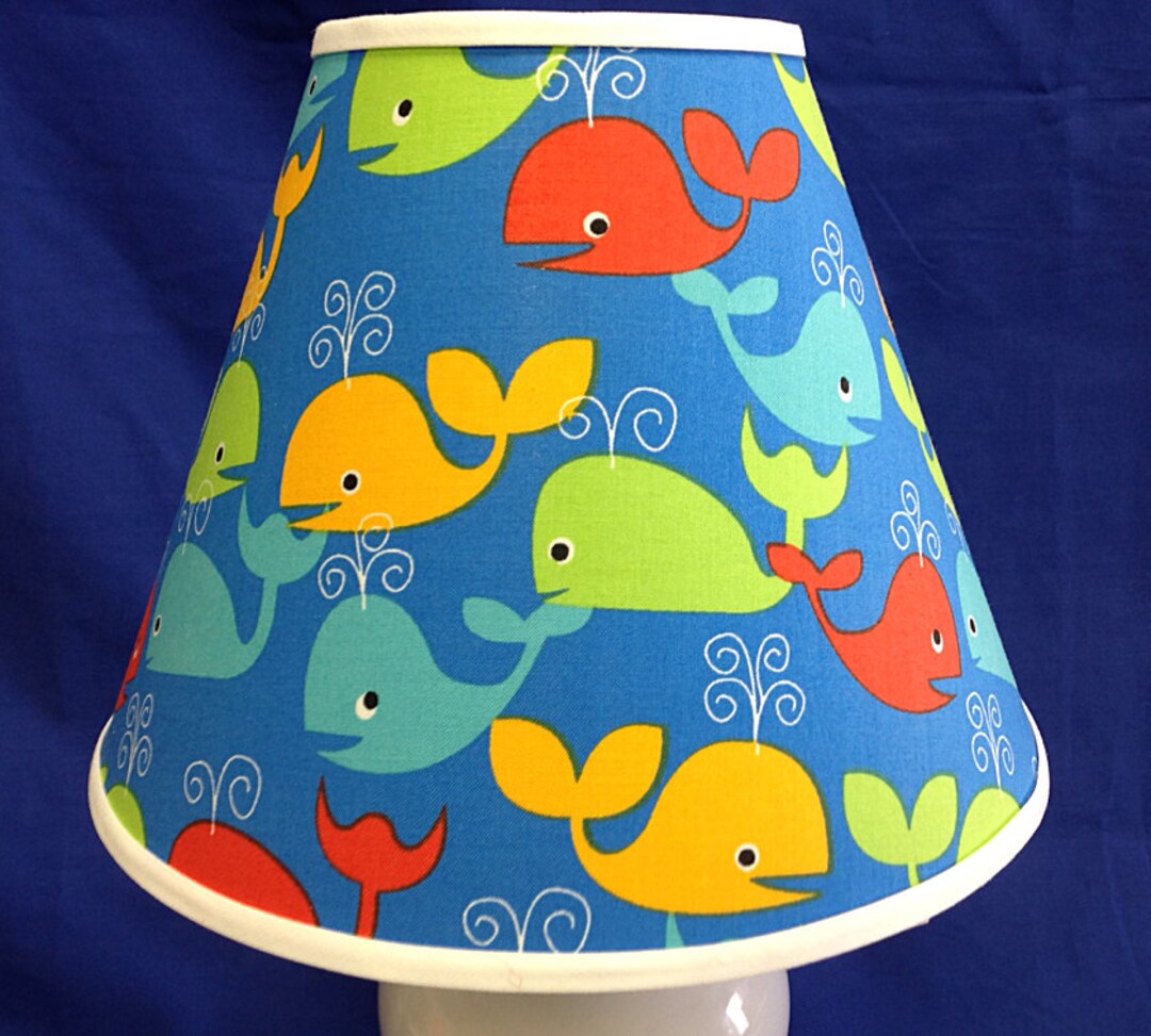 Whale Child Nursery Lamp Shade - Etsy