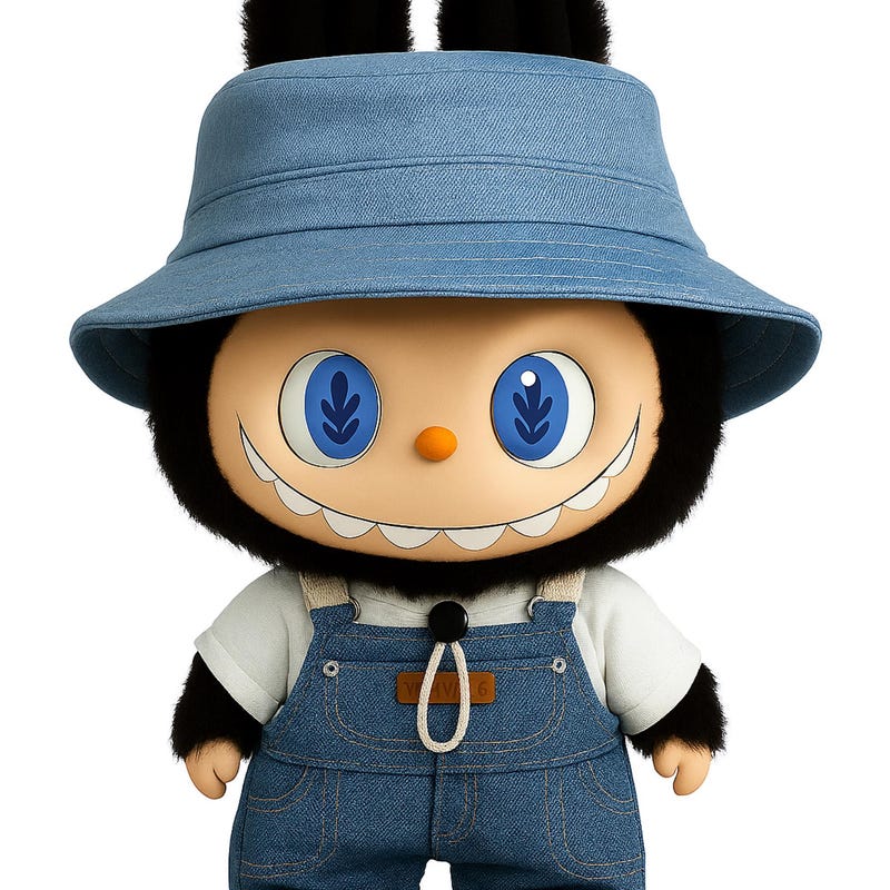 Pink and Yellow Labubu - Etsy