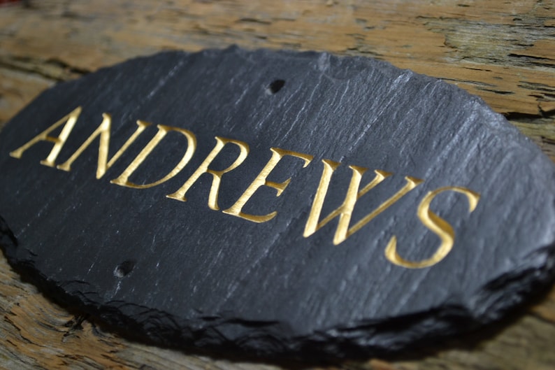 CUSTOM Carved DOOR SIGN / Stone /slate / Plaque / Label / Office / Name ...
