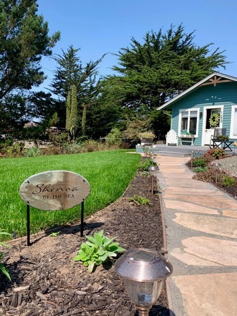 Stone Address Marker Plaque/ Lawn Stake / CARVED Arched Slate | Etsy