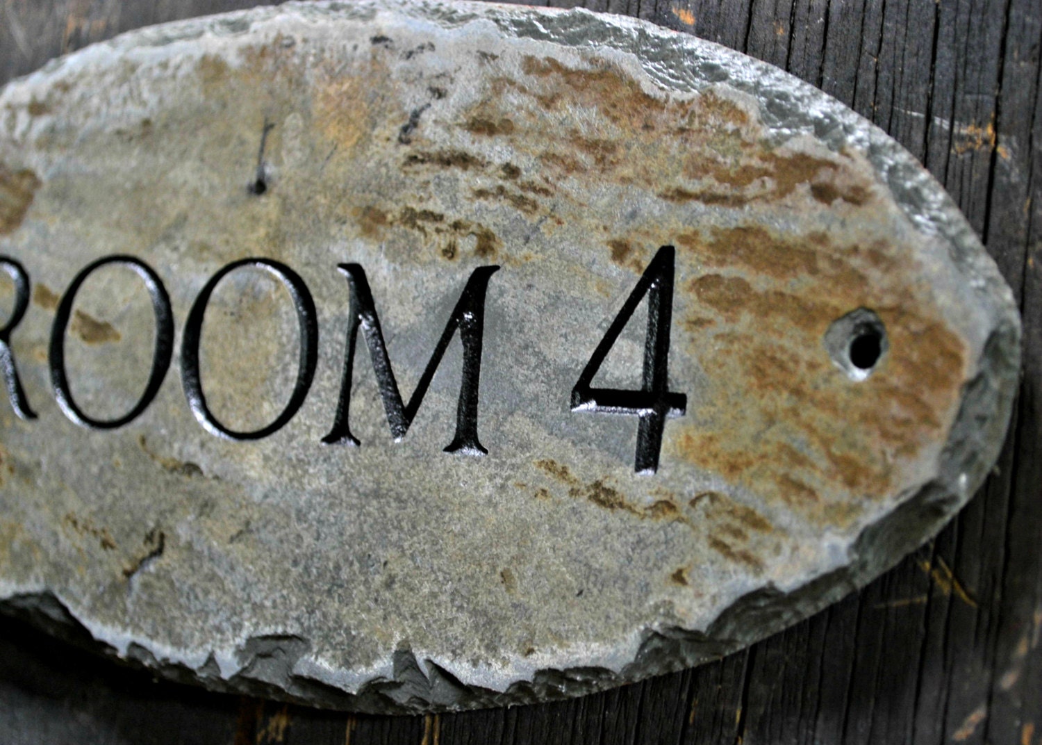 CUSTOM Carved DOOR SIGN / Stone /slate / Plaque / Label / Office / Name ...