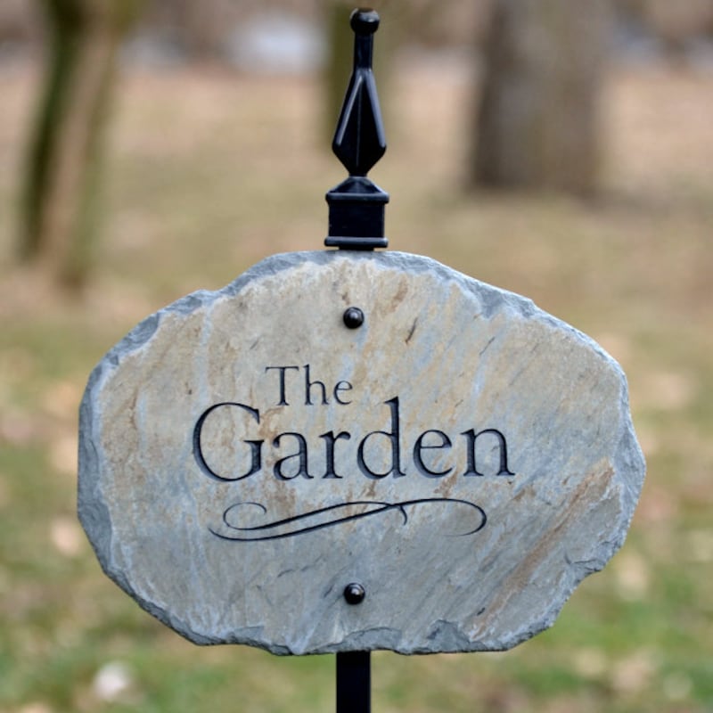 Slate Garden Markers - Etsy
