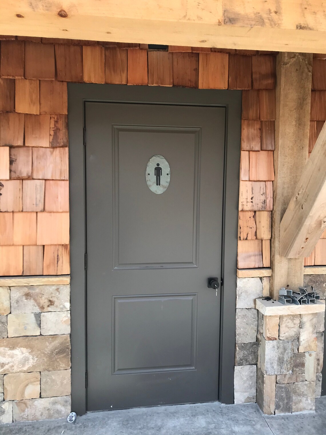 SLATE Bathroom Signs / Stone / Door Plaque / Ladies Men / - Etsy