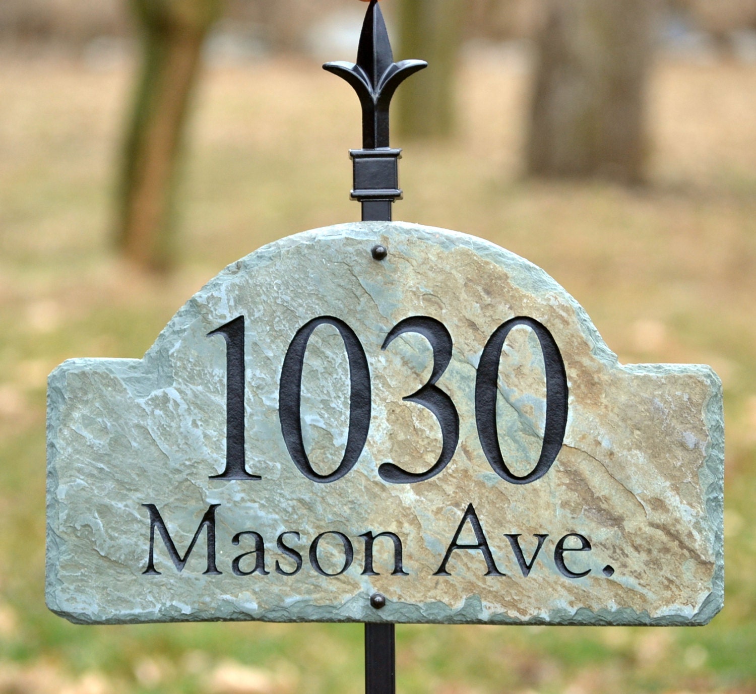 ORNAMENTAL LAWN STAKE / Post / Pole / Yard / Driveway Marker - Etsy