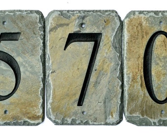 House Number Stone - Etsy