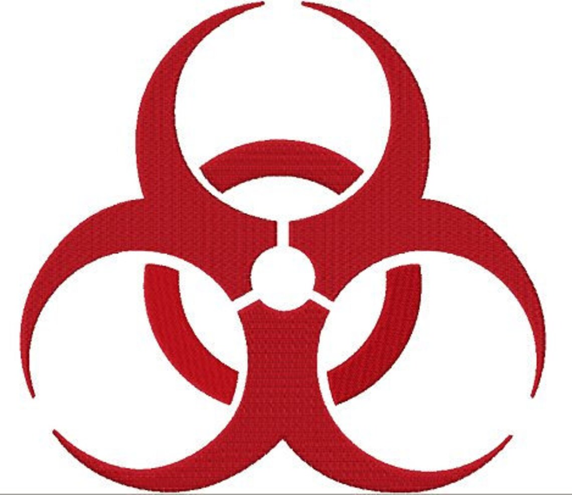 Instant Download Biohazard Embroidery Design Machine - Etsy