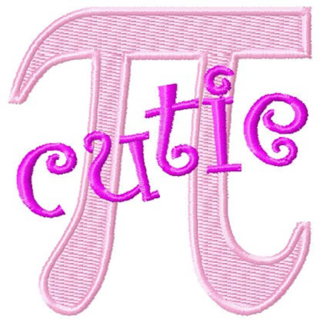 Instant Download Spent Qtpi Cutie Pi Pie Machine Embroidery File ...