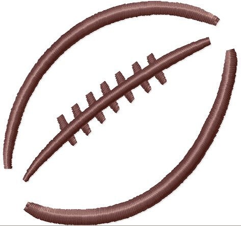 Instant Download Custom Embroidered Football Digitized - Etsy