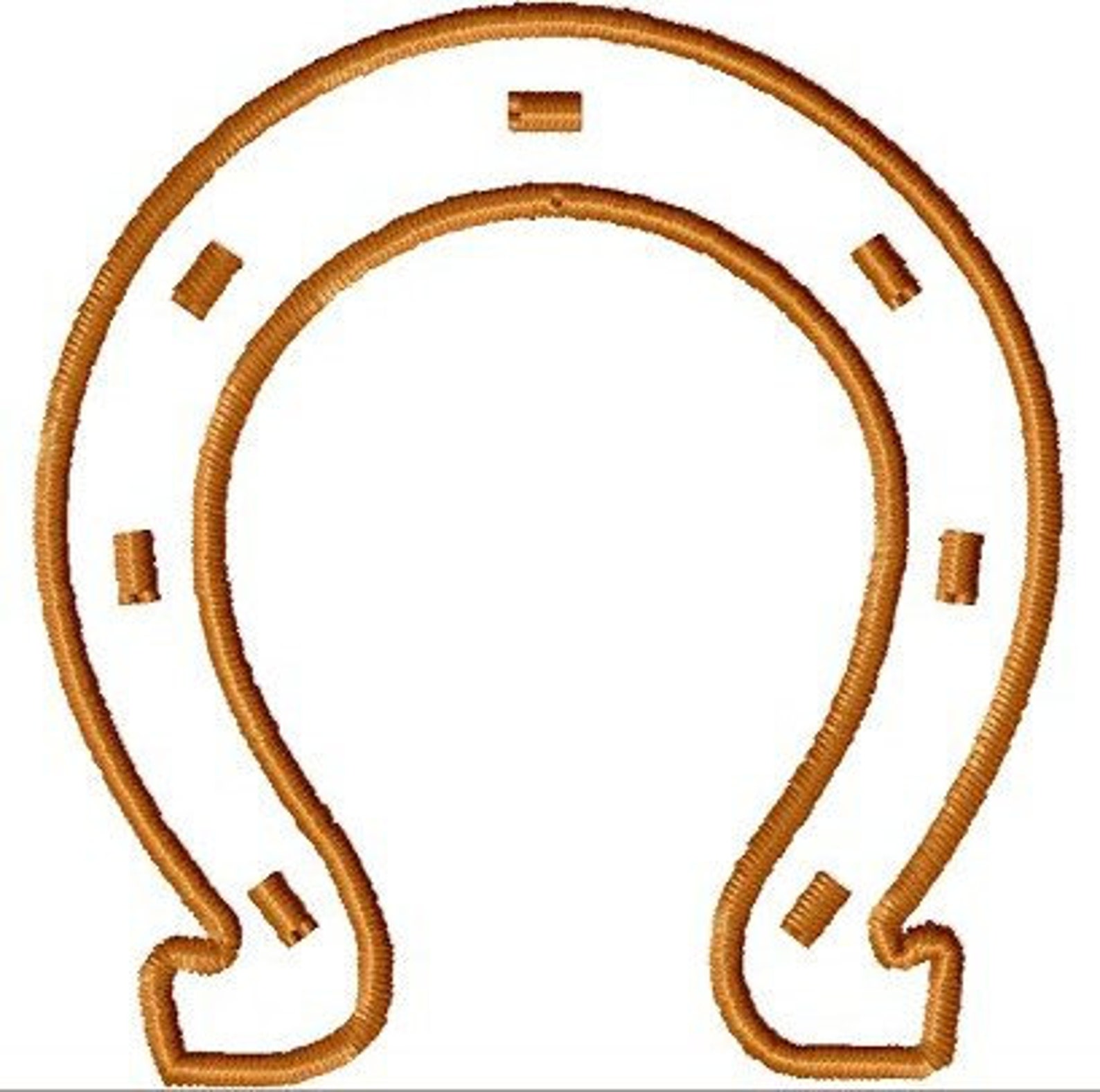 Instant Download Horseshoe Embroidery Design - Handmade Embroidery ...